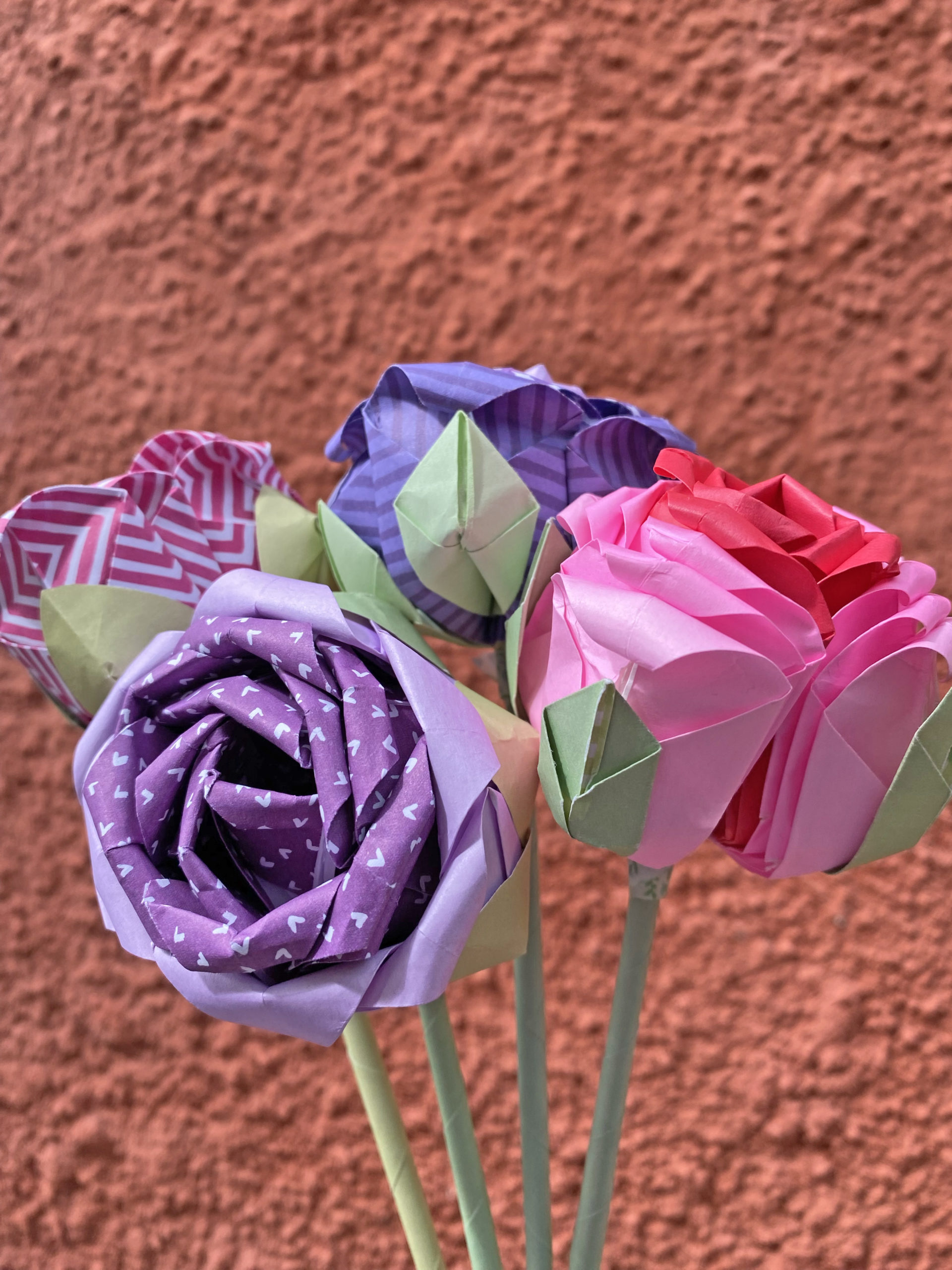Learn to create origami roses - Wellbeing West Fife